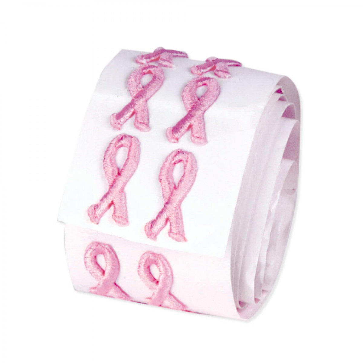Mammography Marketing Aid Pink Ribbon Embroidery Sticker Pink - 100 Pe ...