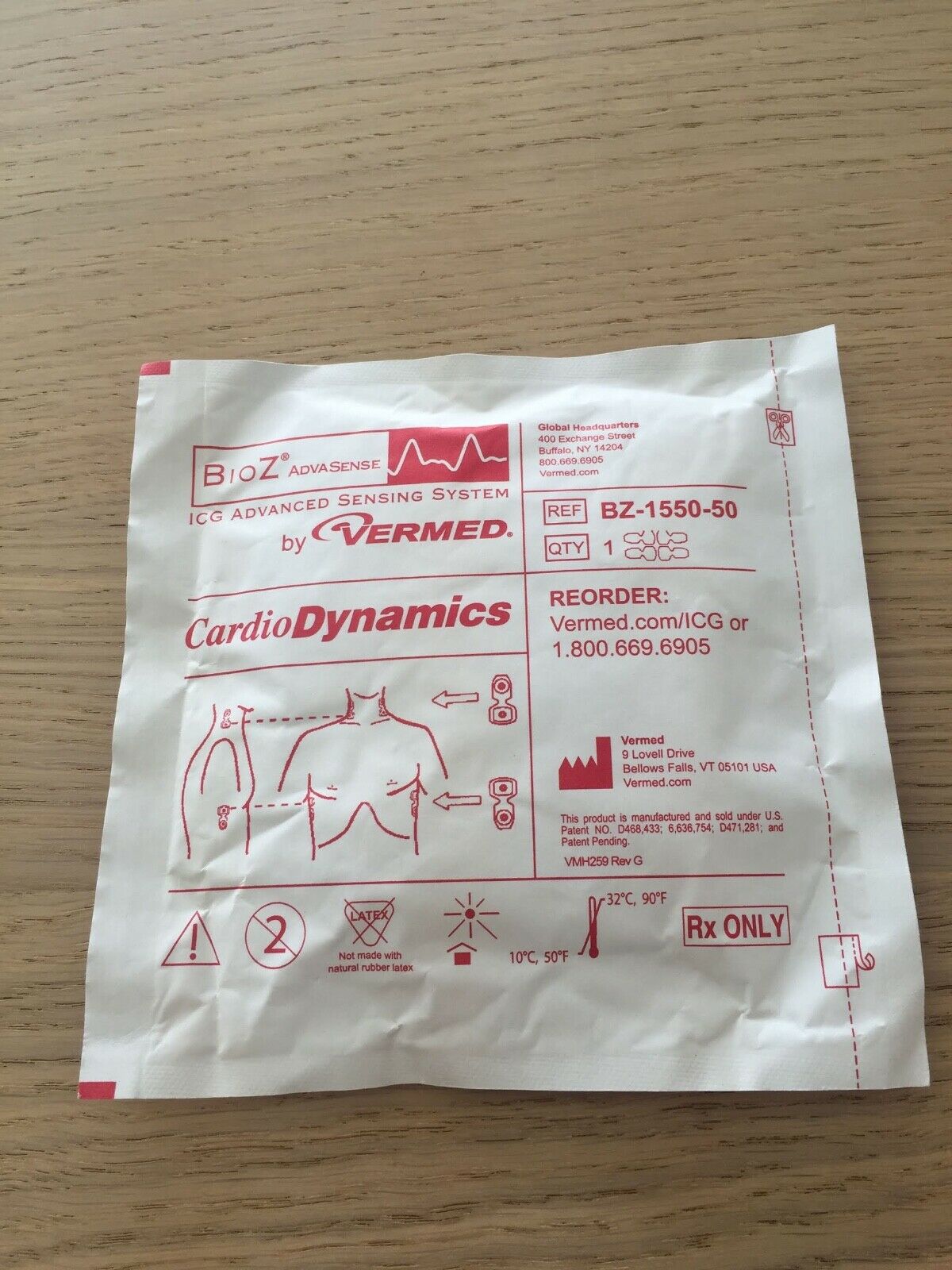 CardioDynamics BioZ Electrodes & Accessories by Vermed — Grayline Medical