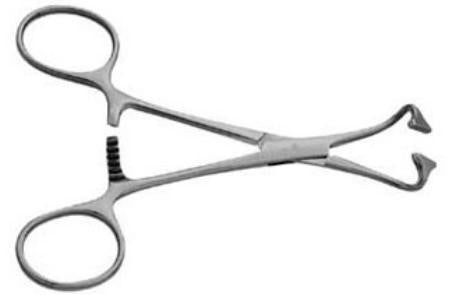 V Mueller Forcep Non-Perforating 4" Ea — Grayline Medical