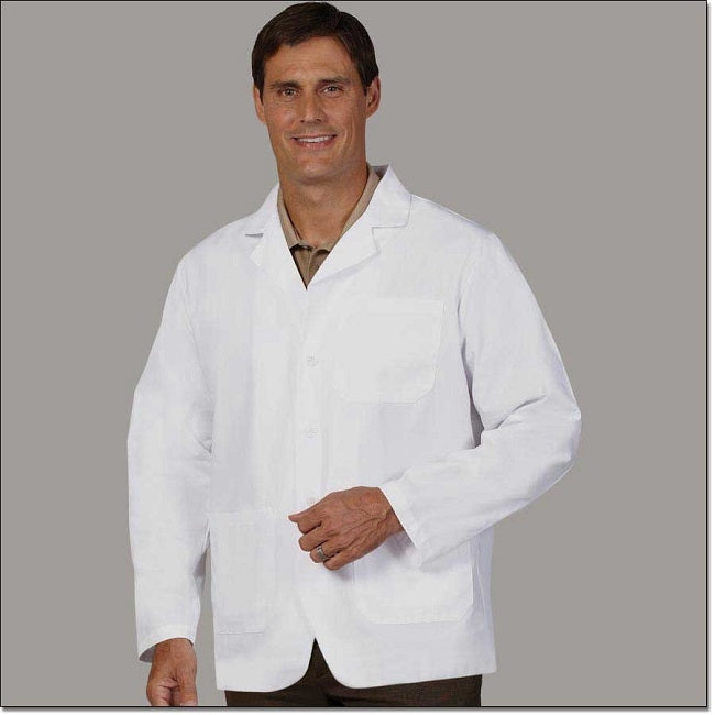Fashion Seal Lab Coat Consultation 80% Poly /20% Cotton M Wht XL 30 ...