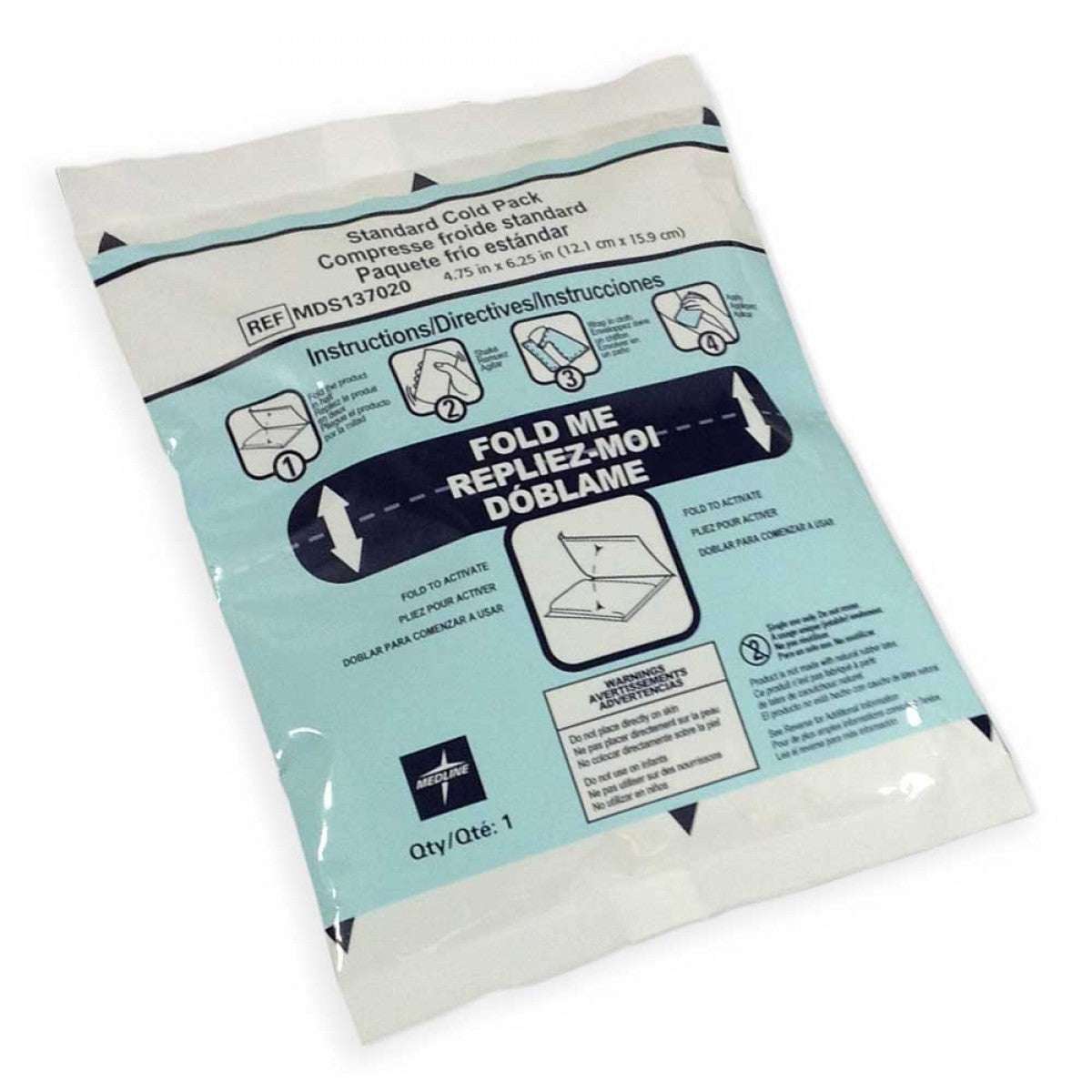 Cold Pack Disposable. Instant, Snap & Shake 5" X 6" 50 Per Case ...