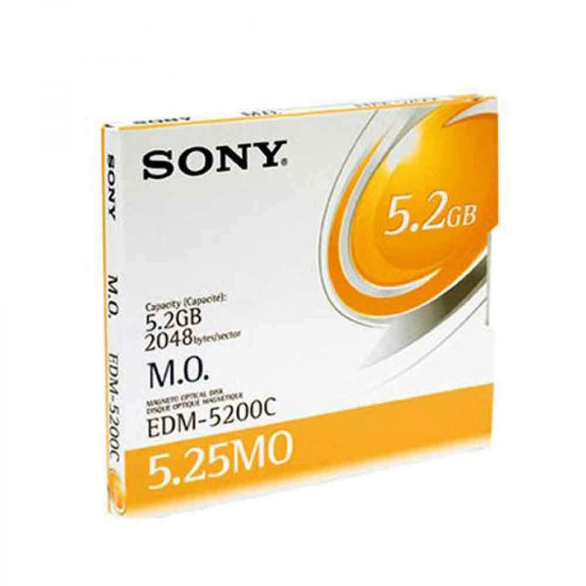 Sony Optical Disc 5-1/4" Silver 5 1/5Gb 8"X Rewritable 2048B/S - 1 Per ...