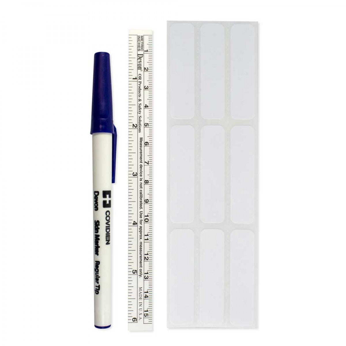 Sterile Skin Marking Pen Includes Ruler, 9 Labels Gentian Violet - 100 ...