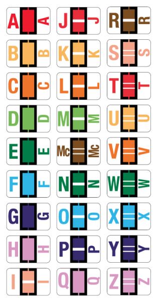 Medical Use Labels - Starter Kit for Alpha File Folder Labels - Ident ...