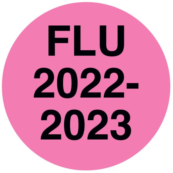 Medical Use Labels - FLU 2022/2023, LAM,1/2" x 1/2" — Grayline Medical