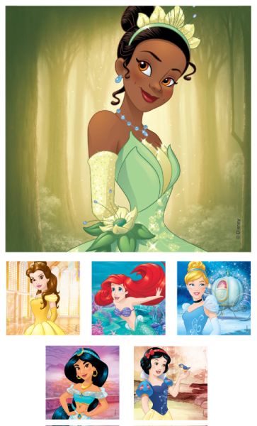 Medical Use Labels - DISNEY PRINCESS, Kids' Sticker, 2-1/2" x 2-1/2 ...