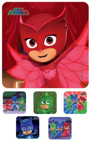 Medical Use Labels - PJ MASKS , Kids' Sticker, 2-1/2" x 2-1/2 ...