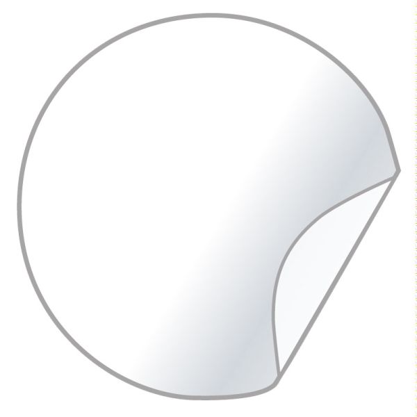 Medical Use Labels - Unishield Clear Label Protector, 1-3/16" x 1-3/16 ...