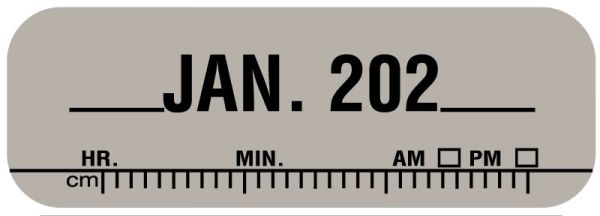 Medical Use Labels - X-Ray Date Label Jan 202__, 1-1/2" x 1/2 ...