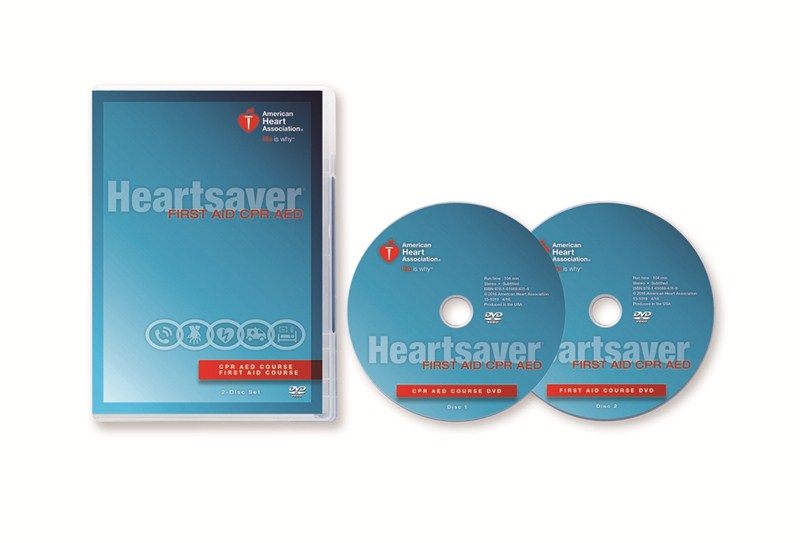 Laerdal Medical DVD Set Training Heartsaver First Aid CPR AED Ea ...