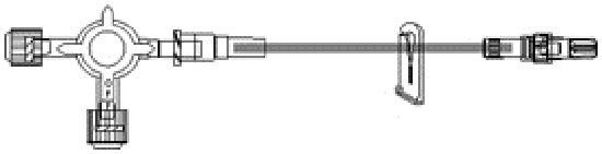 Icu Medical IV Extension Set 7" Rotating Adapter 50/Ca (B4126 ...